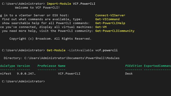 Introducing VCF PowerCLI 9.0 – Advanced Automation for VMware Cloud ...